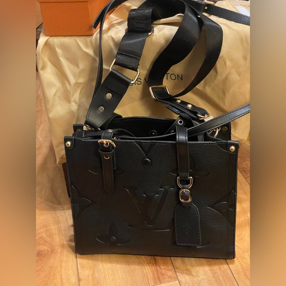 Louis Vuitton | Bags | Copy Louis Vuitton Black Empreinte Monogram ...
